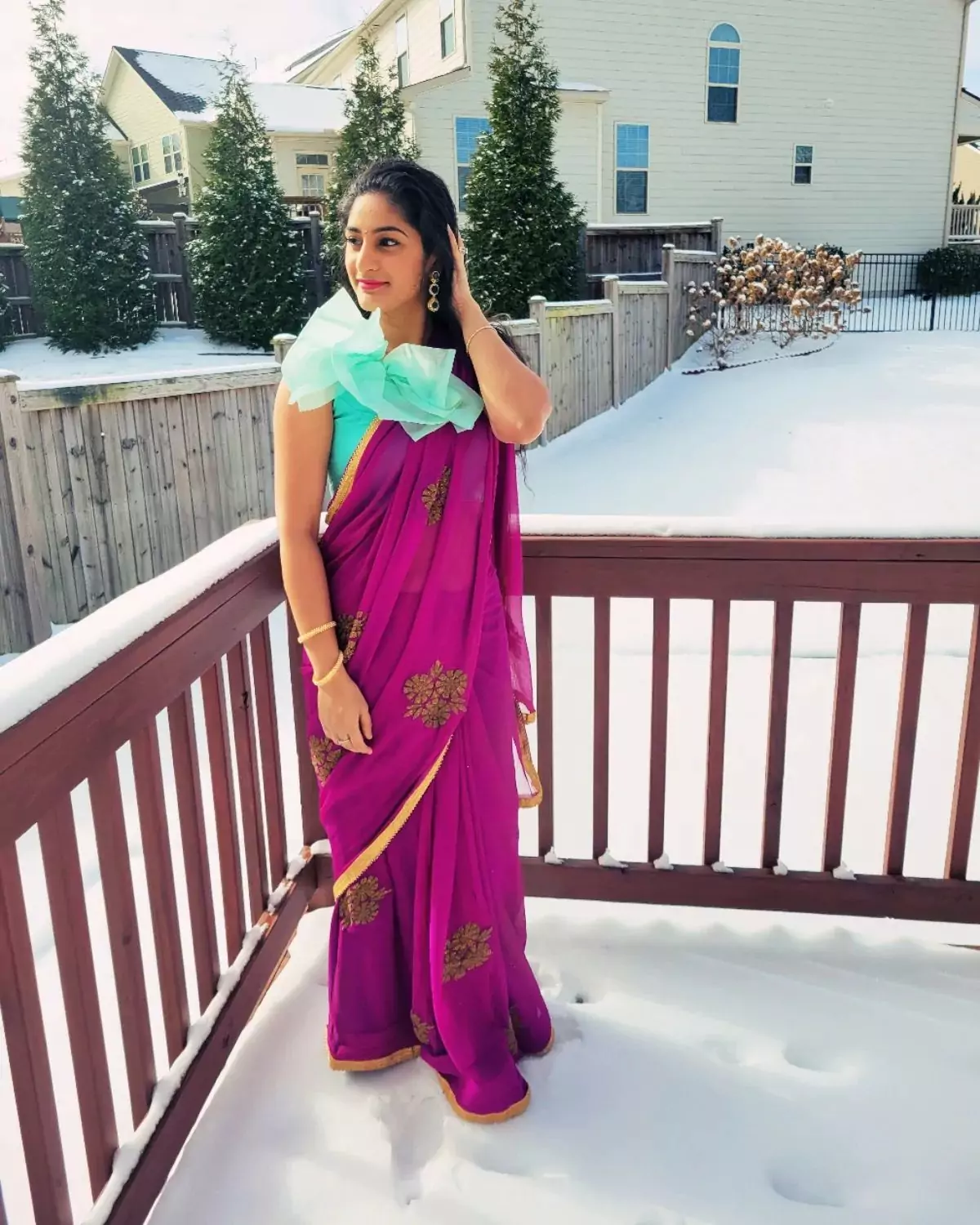 Six Popular Saree Styling ideas in USA - Sareeing.com