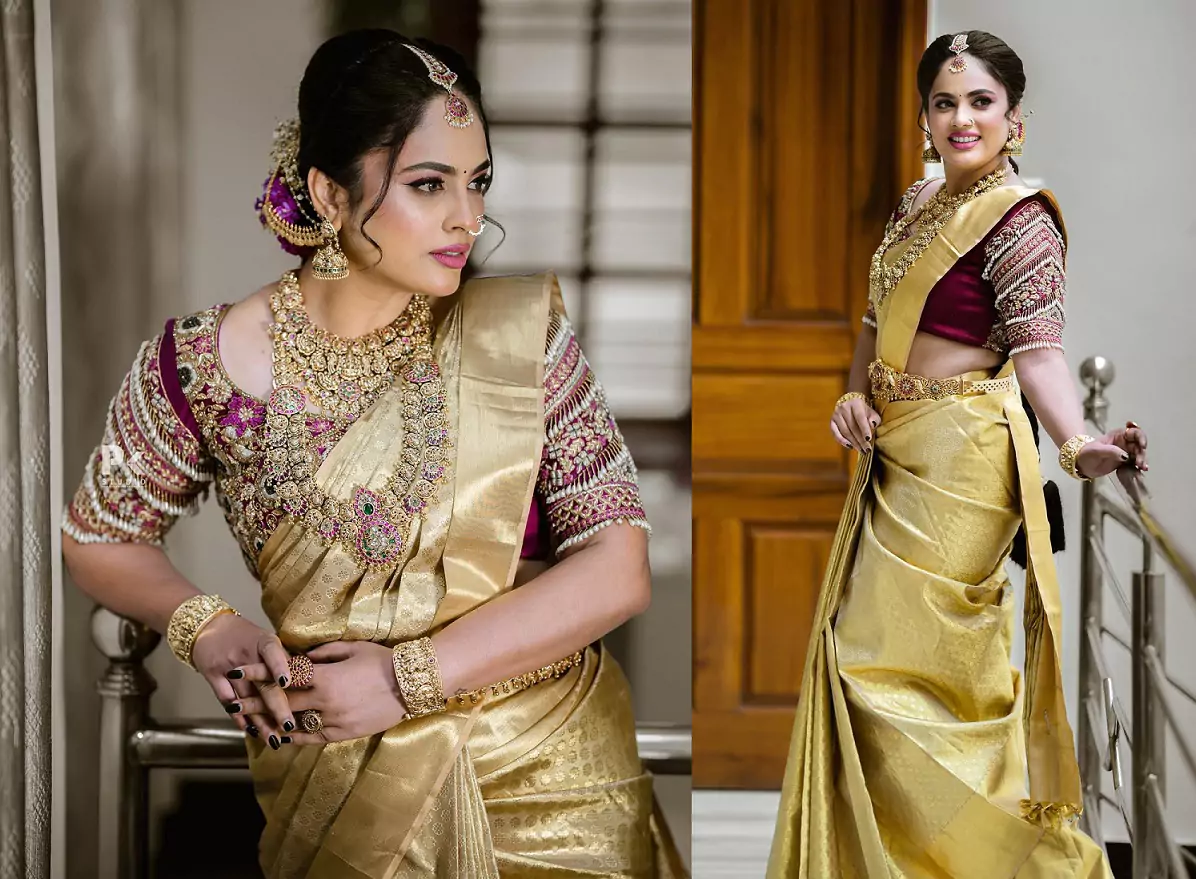 Nandita Swetha's South Indian Bridal Look: Elegance and Tradition ...