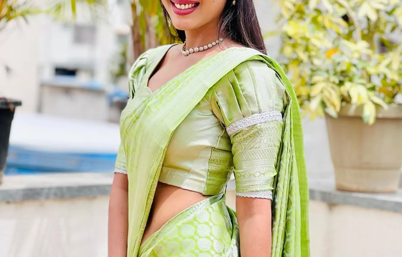 Sara Annaiah's Sartorial Triumph: The Silk Saree Blouse that...