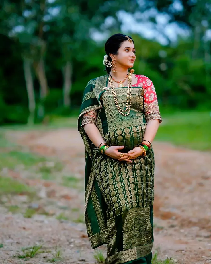 Kodavathi Seemantha.. Harshika Poonacha’s Maternity Photo...