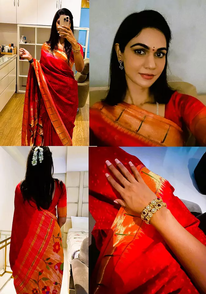 Viral: Allu Sneha Reddy Celebrates Atlathadi 2024 in Stunning...