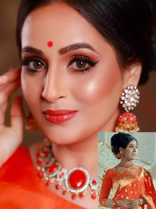 Retro Elegance Revived: Viji KNR Channels Vanisri’s Timeless Beauty in ...