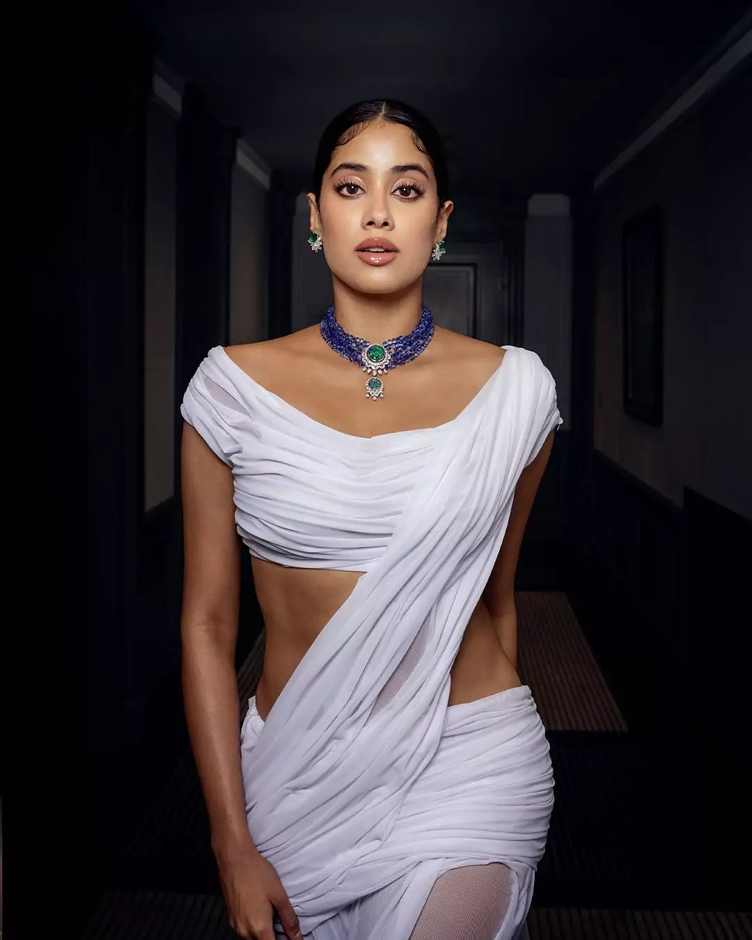 Janhvi Kapoor’s Modern Goddess Vibe in White at Cannes